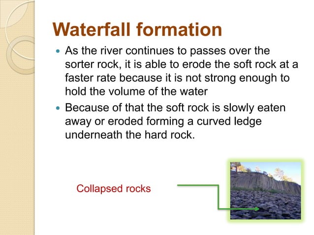 Features formed by a river | PPT