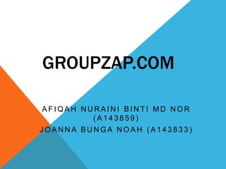 Groupzap | PPTX