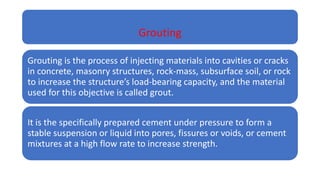 Grout.pptx | Chemistry | Science