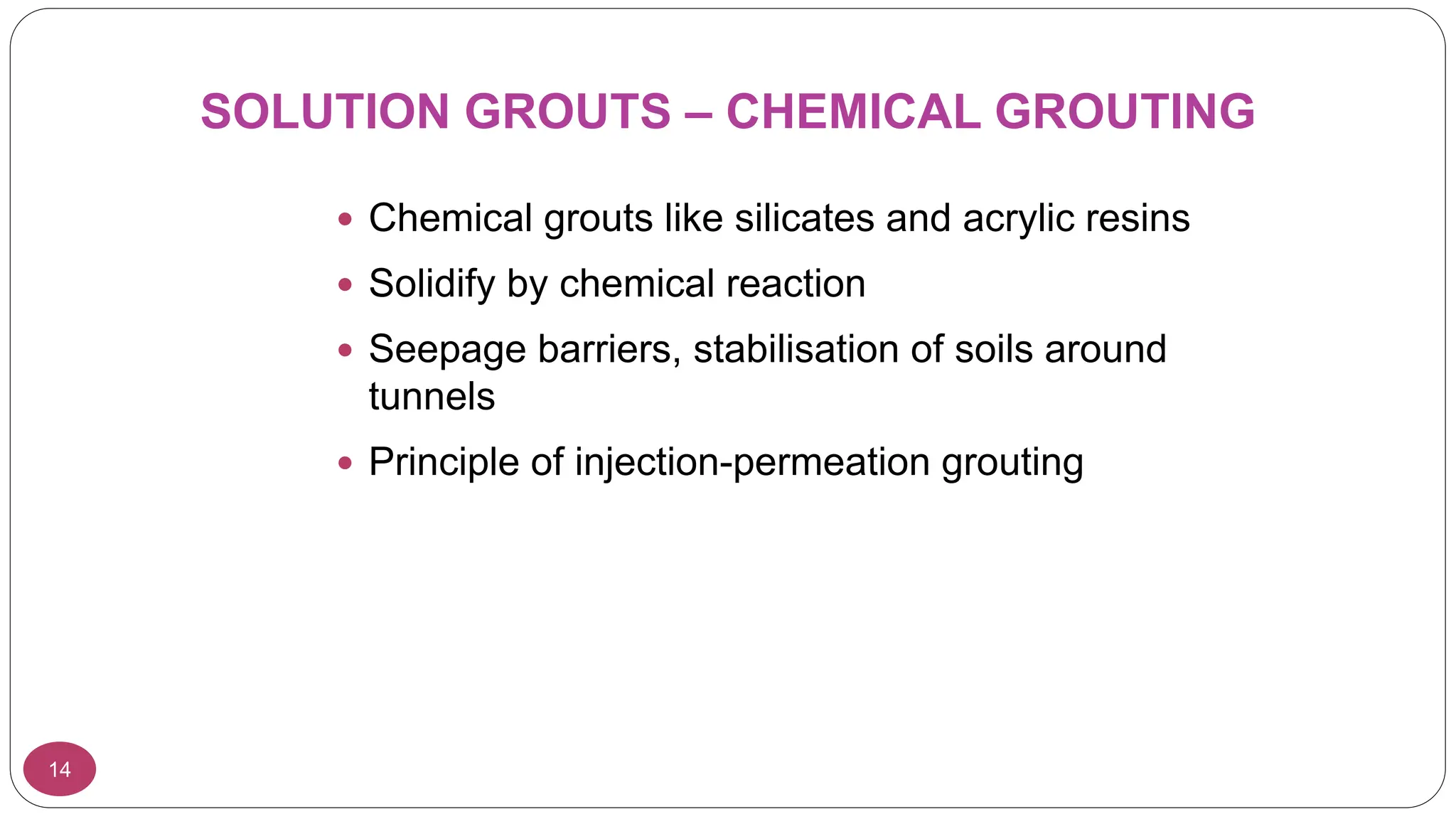 Grouting various techniques of grouting.pptx