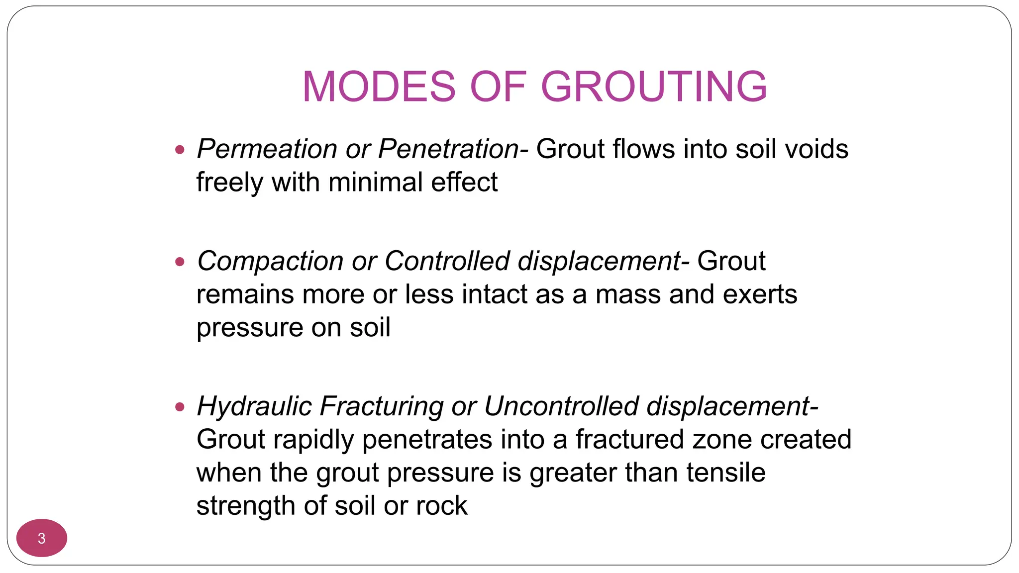 Grouting various techniques of grouting.pptx