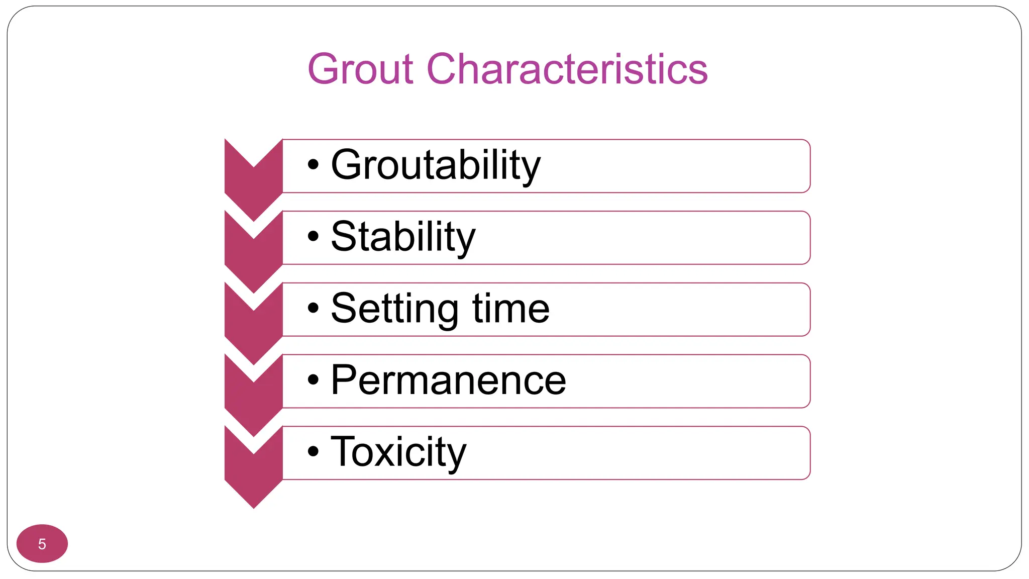 Grouting various techniques of grouting.pptx
