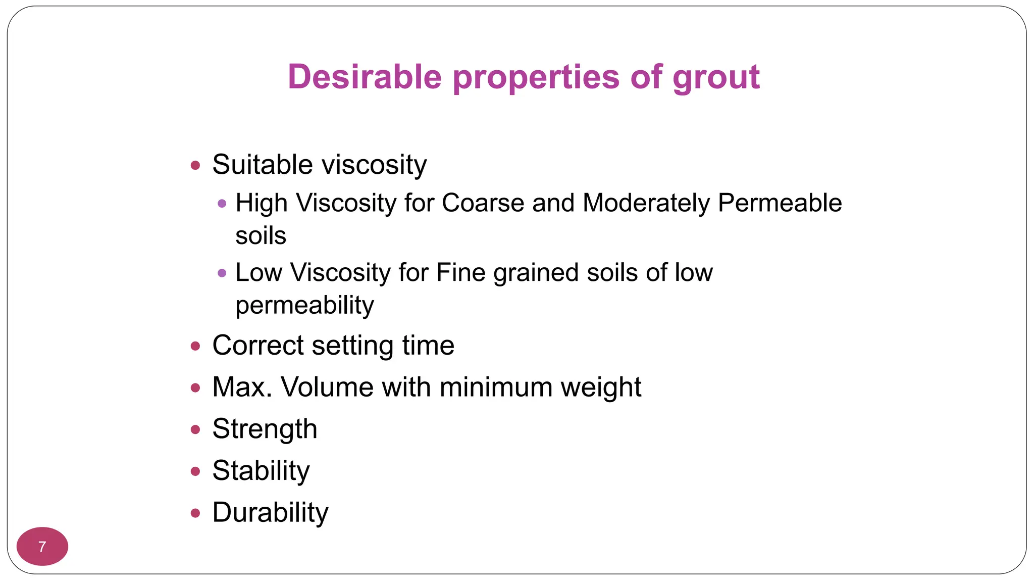 Grouting various techniques of grouting.pptx