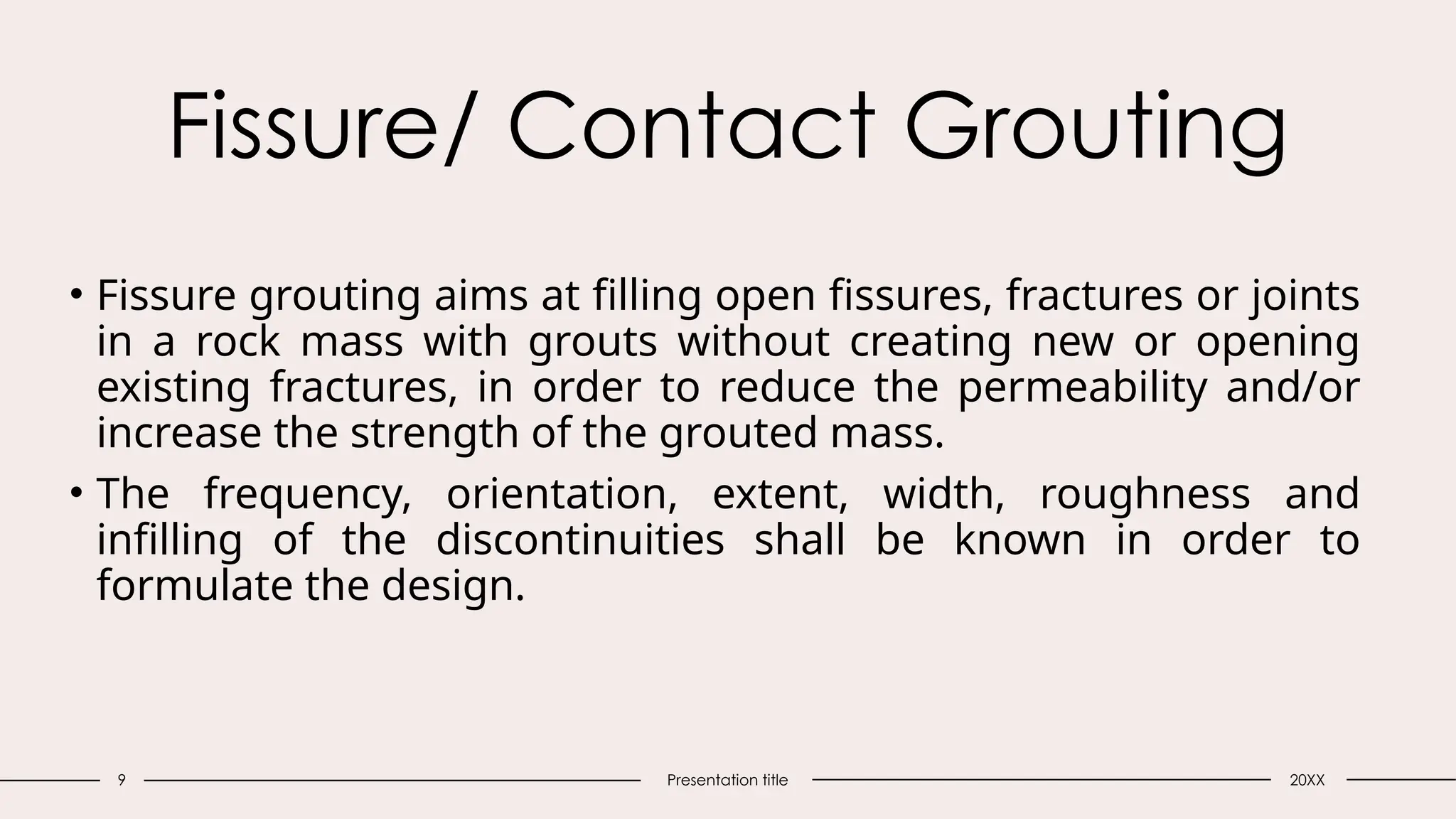 Grouting and Types of Grouting and how the grouting works | PPTX