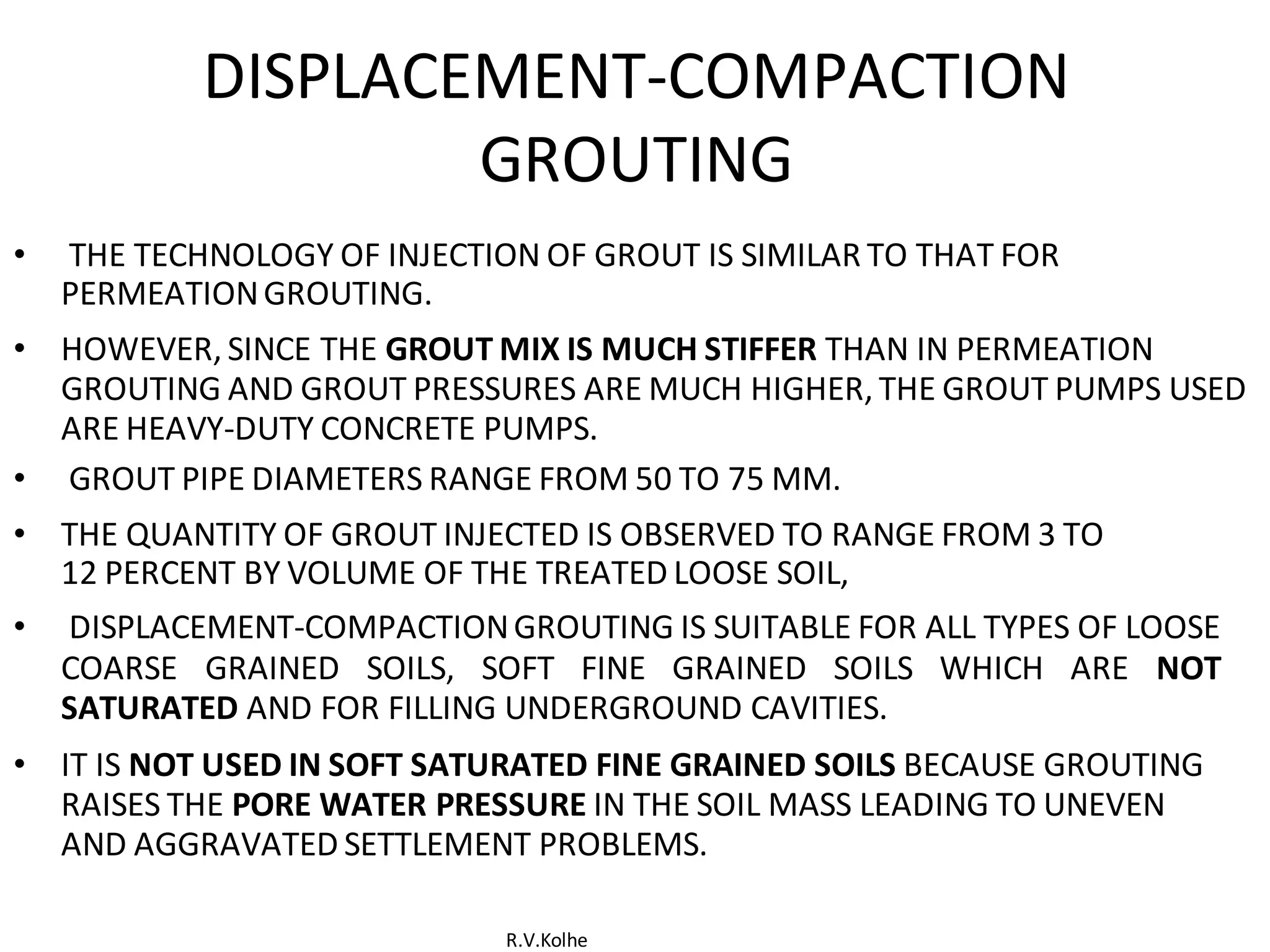 Grouting Methods | PDF