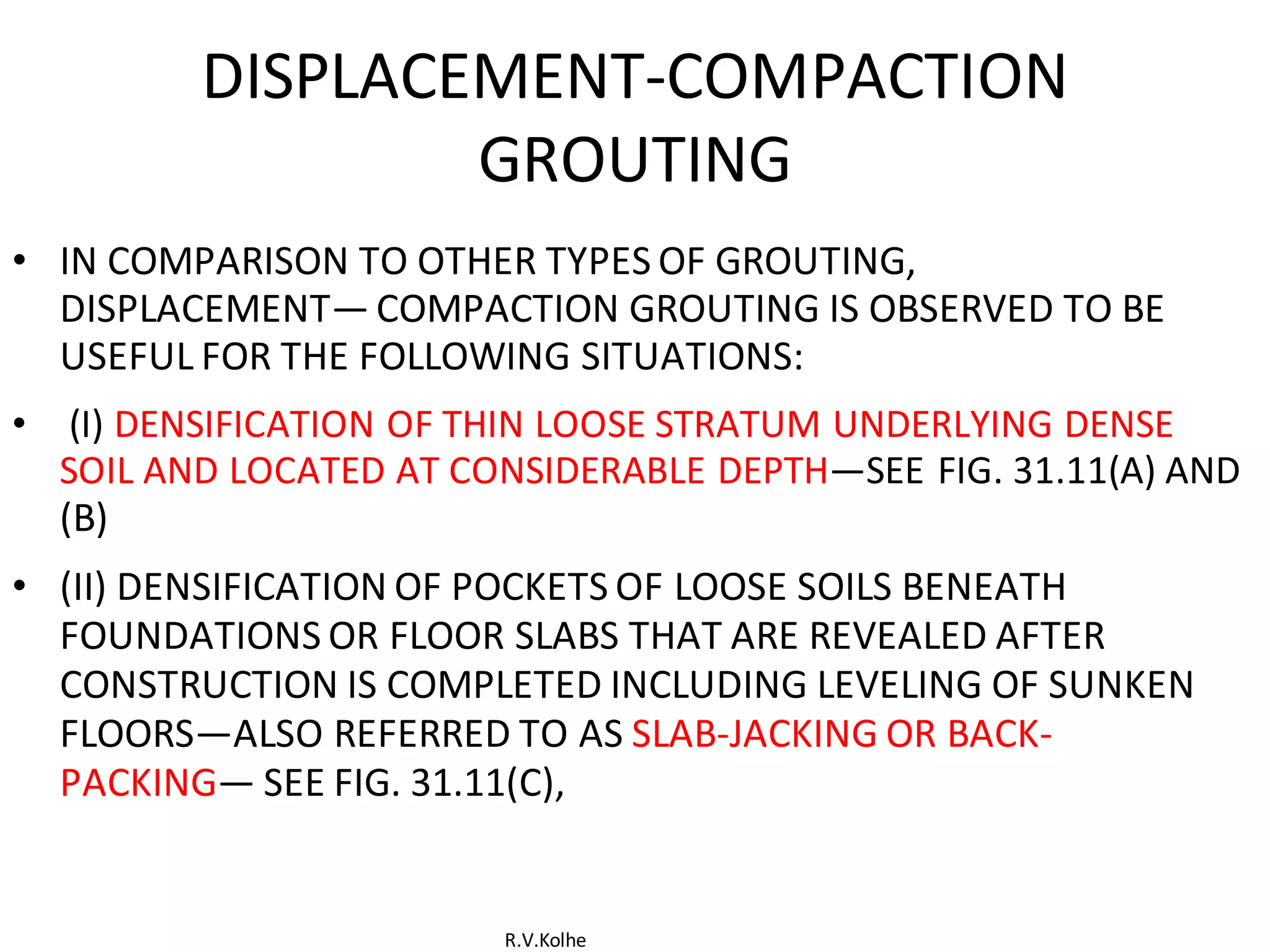 Grouting Methods | PDF