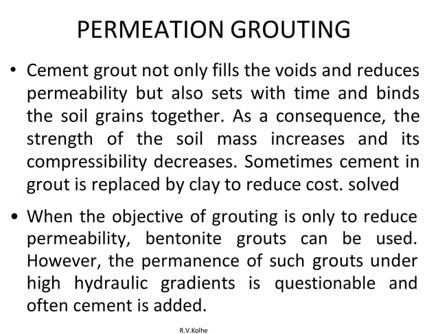 Grouting Methods | PDF