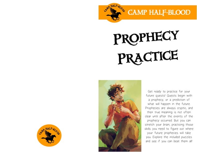 Camp Half Blood: Grover Prophecy Puzzle Packet | PPT