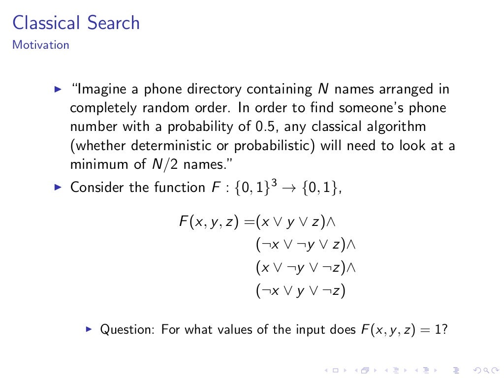 Grovers Algorithm