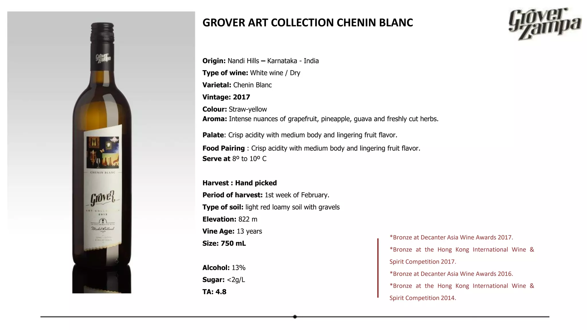 Grover zampa vineyards product portfolio with awards (1) | PDF