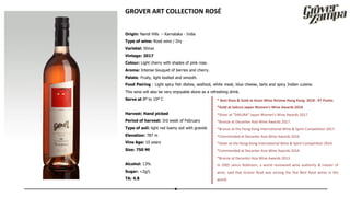 Grover zampa vineyards product portfolio with awards (1) | PDF