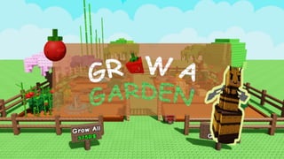 GROW A GARDEN INTERACTIVE PPT TEMPLATE- FREE | PPTX