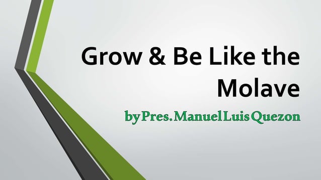 Grow and be Like the Molave (lesson) | PPTX | Religion & Spirituality