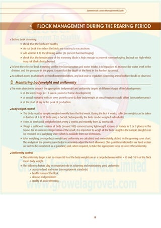 Growel' Commercial Layers Management Guide | PDF