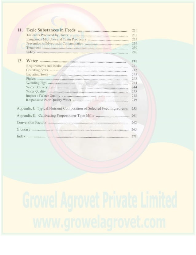 Growel' Swine Nutrition Guide | PDF