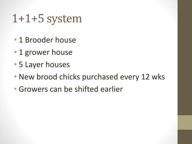 Grower and layer management | PPTX | Birdwatching | Hobbies & Interests