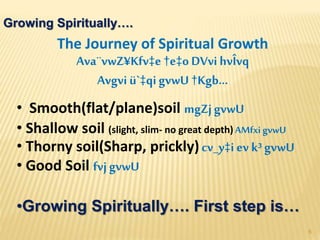 Growing Spiritually | PPTX