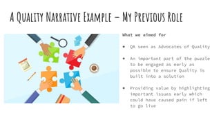 Growing a Culture of Quality | PPT