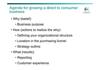 Growing a direct to consumer channel | PPT