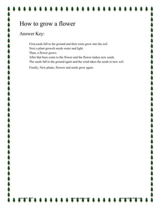 Growingaflowersequence | PDF
