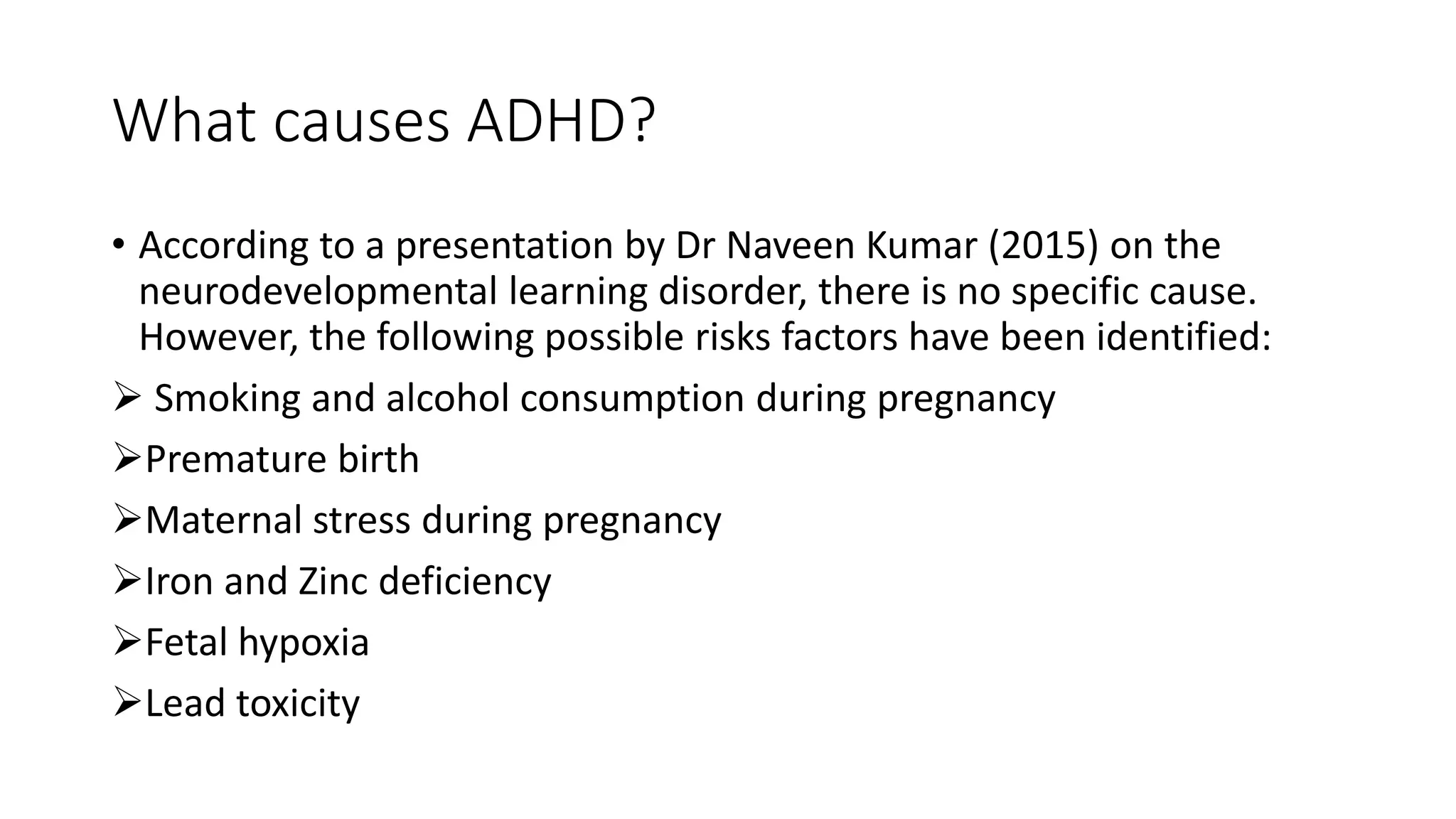 Growing an understanding of ADHD as a Neurodevelopmental Learning Disorder.pptx | Free Download