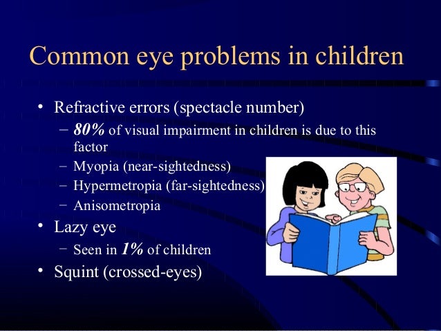 What are the Common Eye Problems in Children