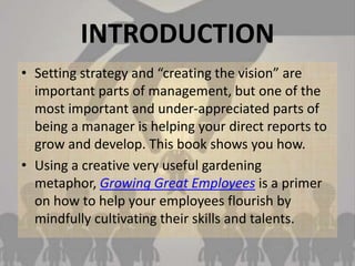 Growing great employees 11 | PPTX