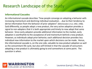 Cascades, Diffusion, and Turning Points in the Product Life Cycle | PPT