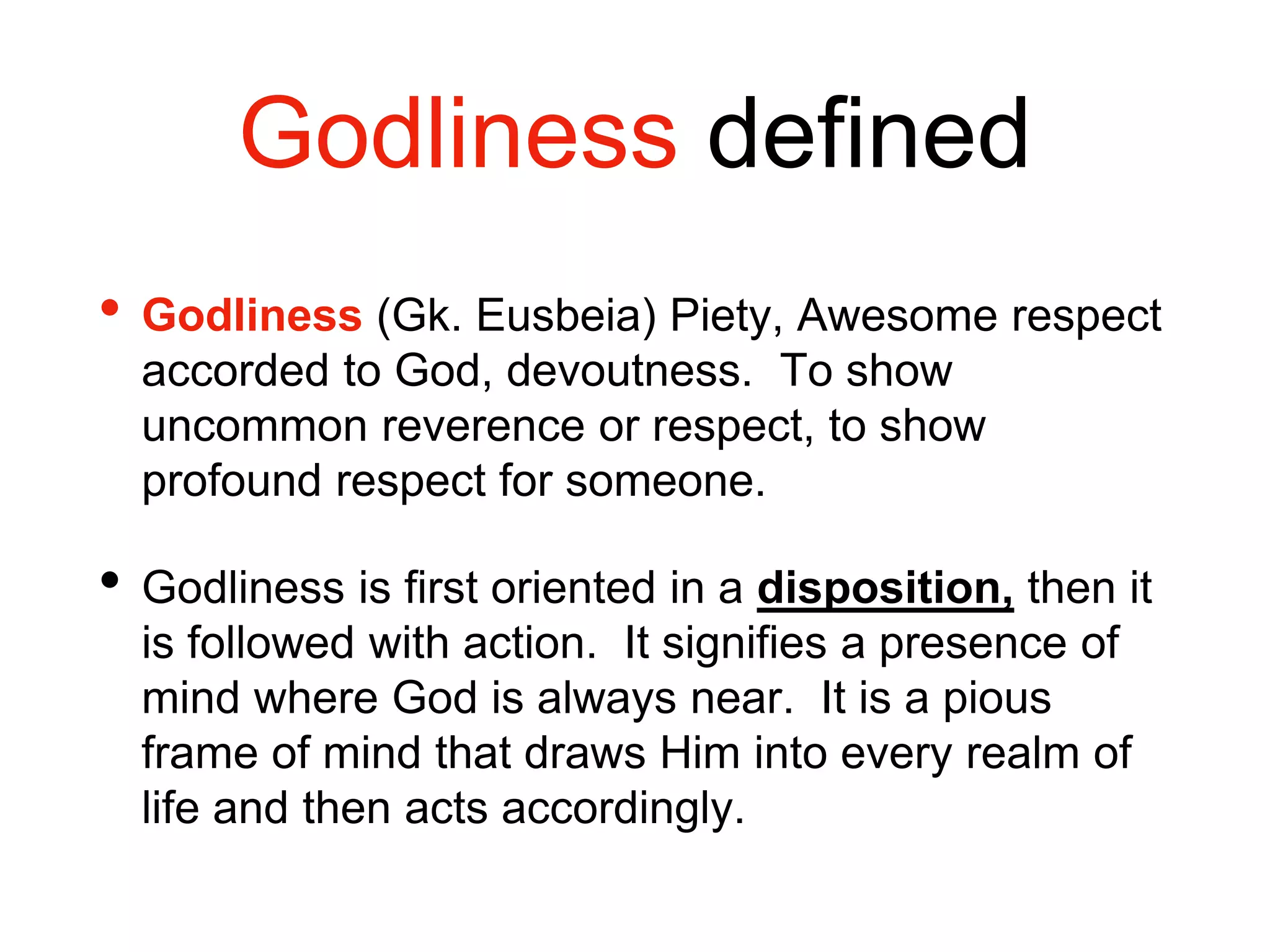 Growing in Godliness (2 Peter 1) | PPTX