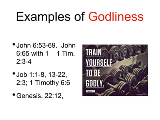 Growing in Godliness (2 Peter 1) | PPTX