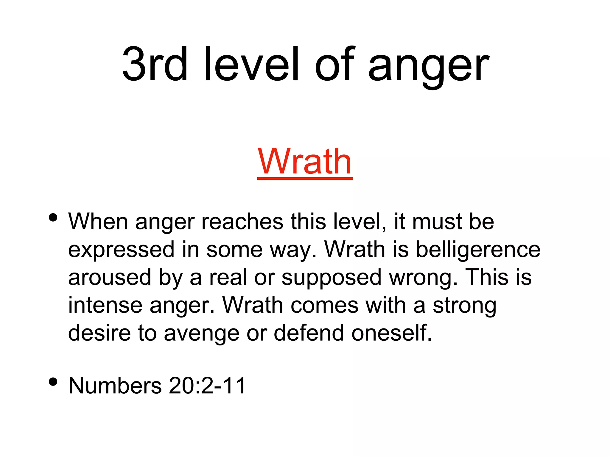 Growing in self control (stages of anger) | PPT | Free Download