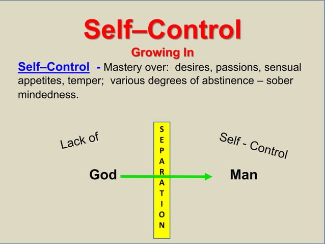 Growing in self control (stages of anger) | PPT | Free Download