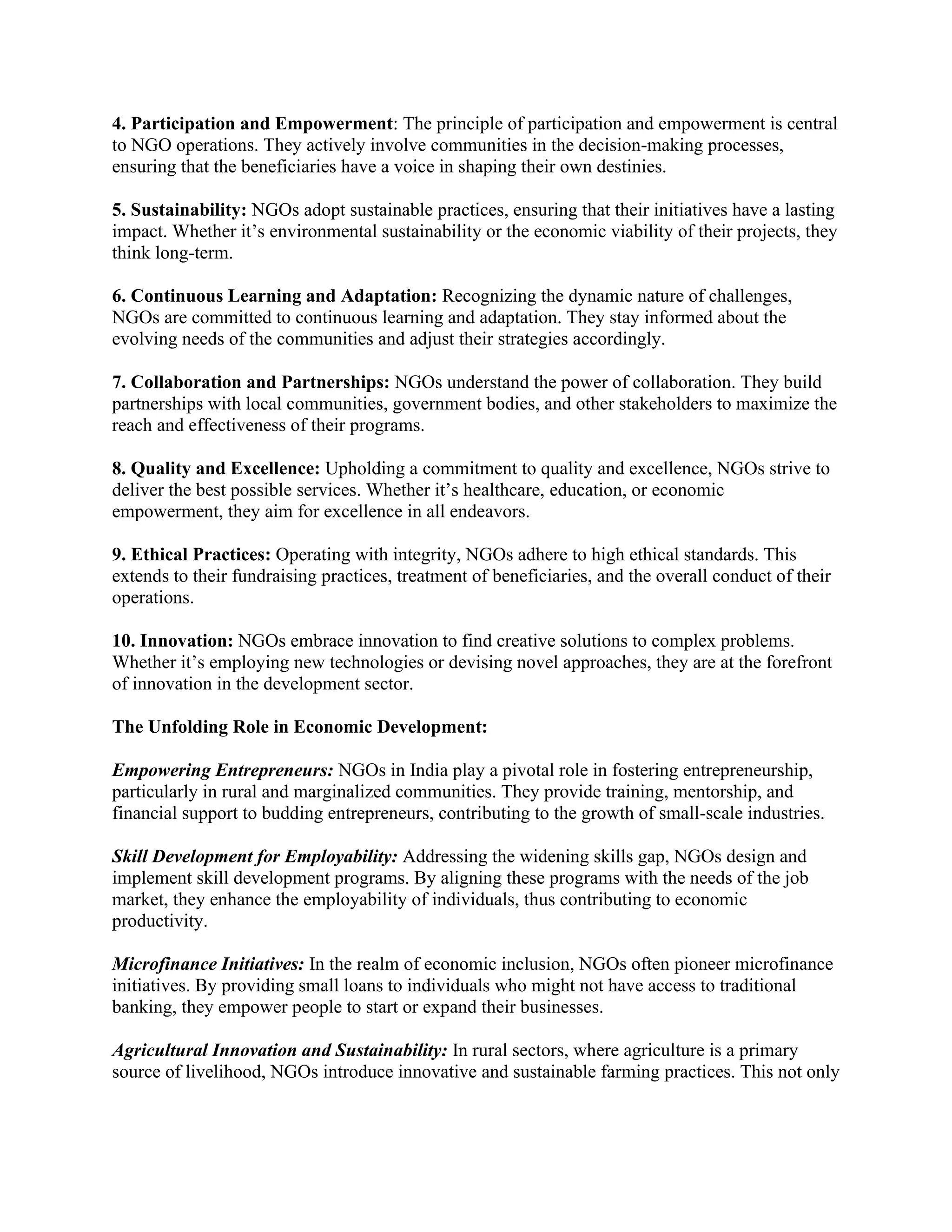 Growing Role of NGOs in the Economic Development of India.pdf