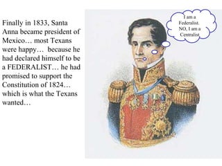 Growing tensions in Texas History 1824 | PPT