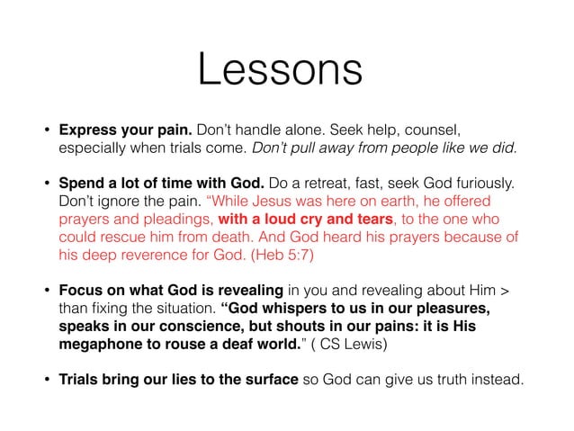 Growing Through Suffering | PDF