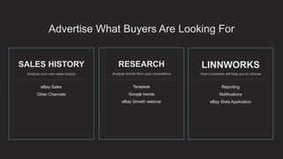 Growing your eBay Sales with Linnworks | PPTX | Sales | Business