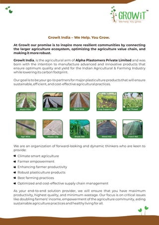 Growit Brochure english.pdf | Agriculture | Industries