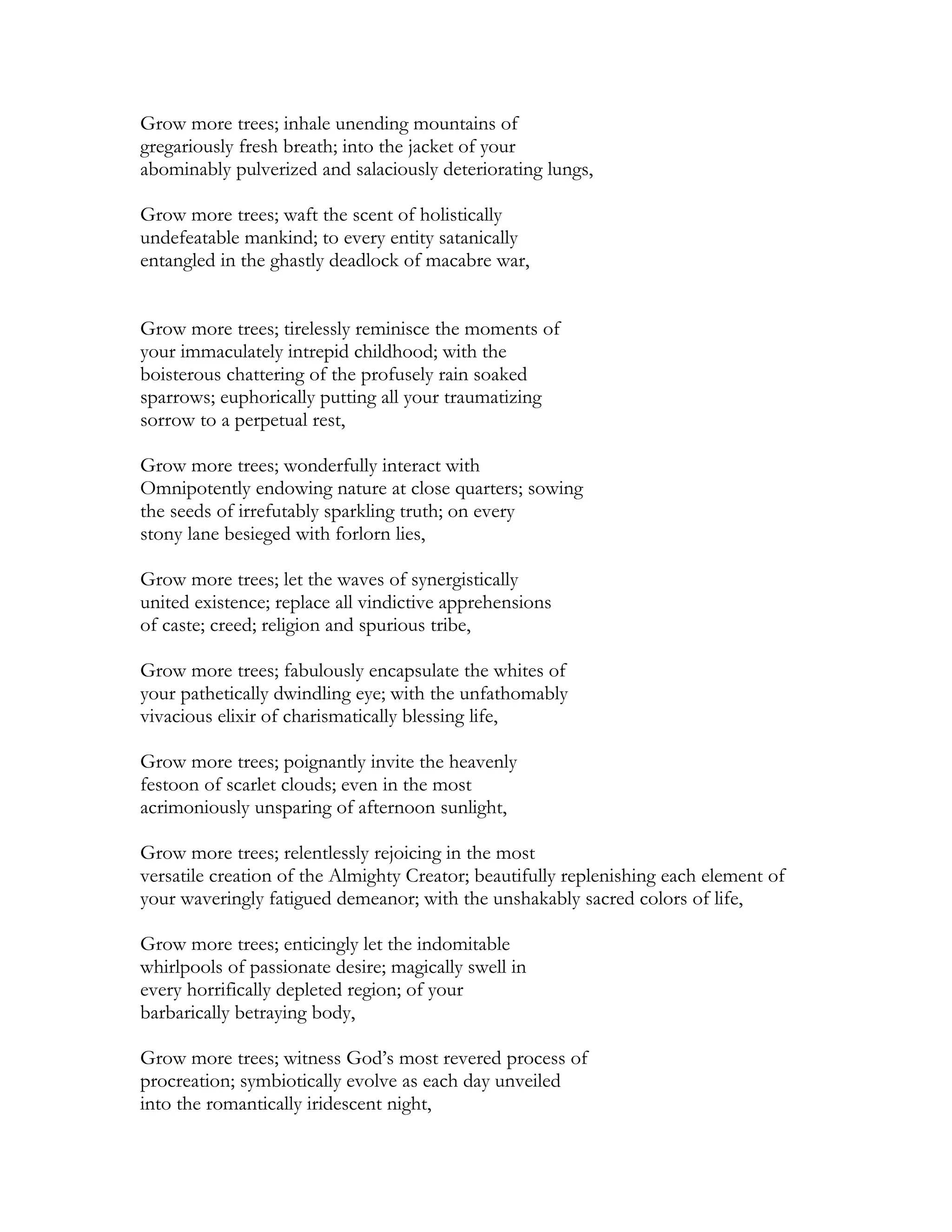 Grow More Trees | DOC