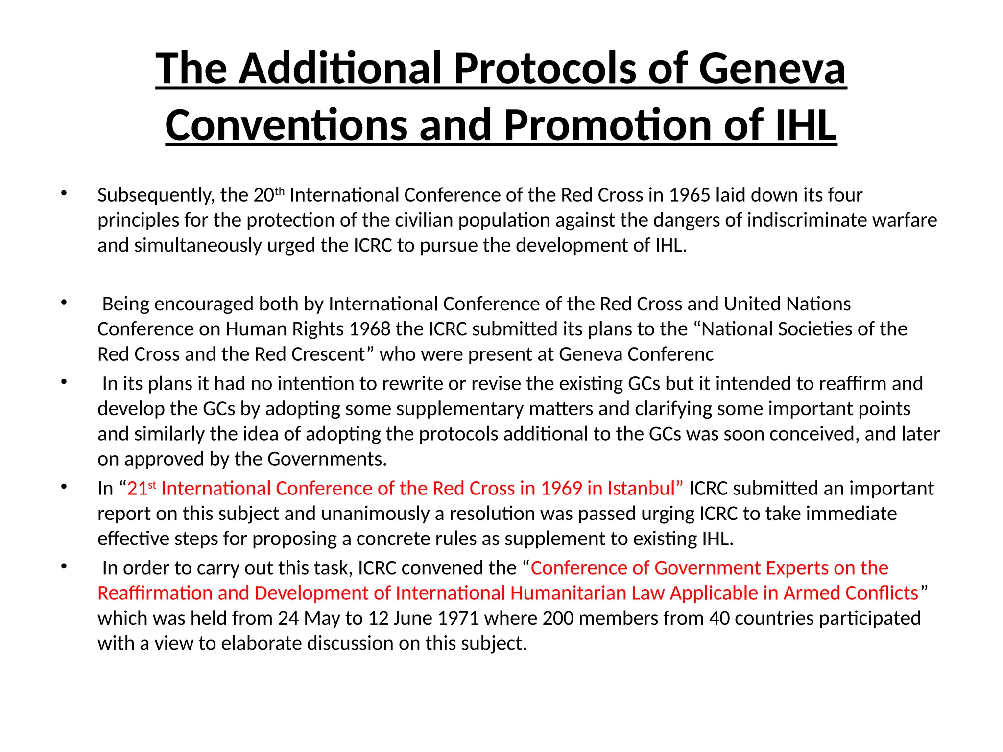 growrh of Iinternational humanitarian law unit 1 ipu notes | PPTX