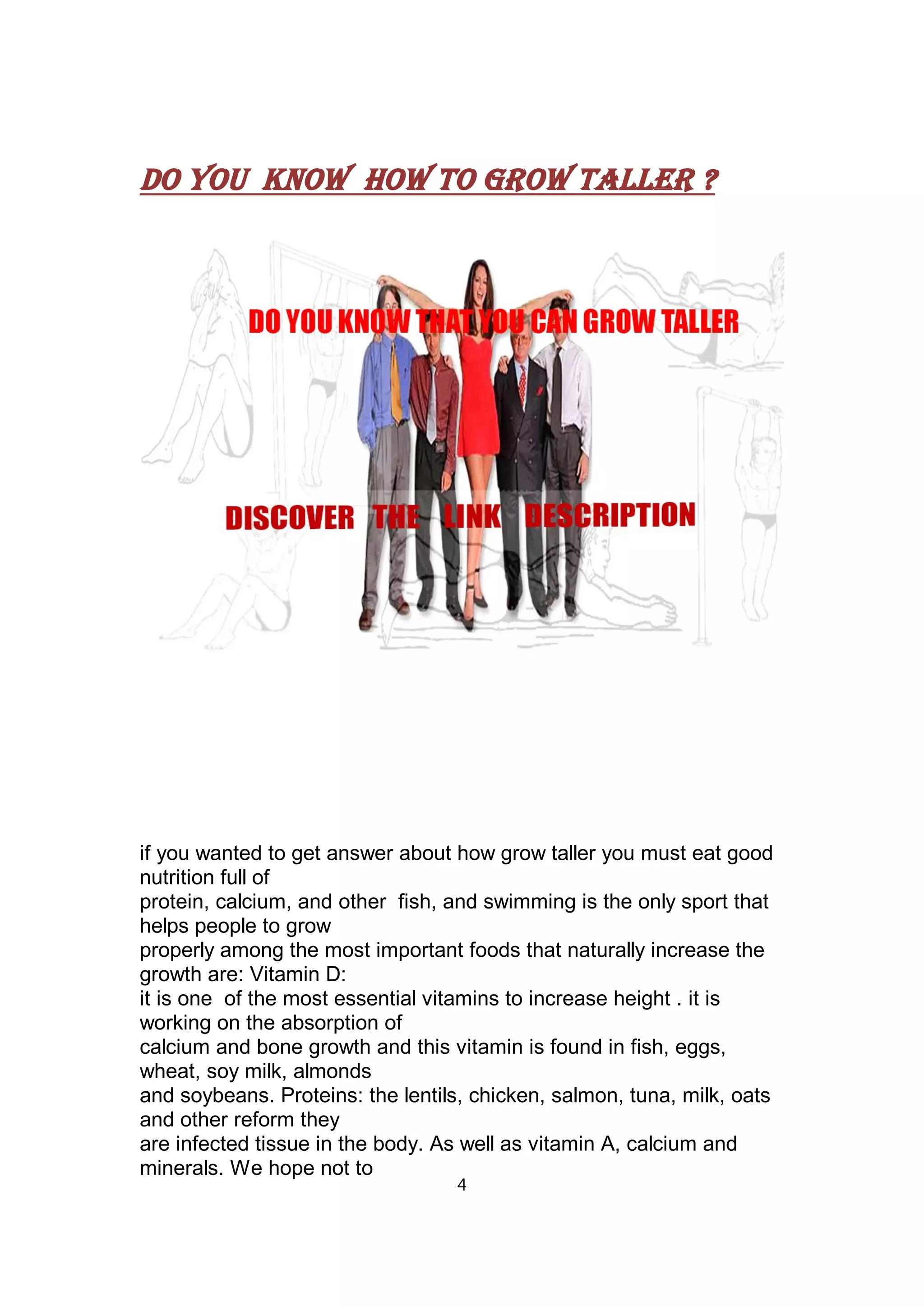 how to grow taller | PDF