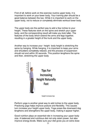 how to grow taller | PDF