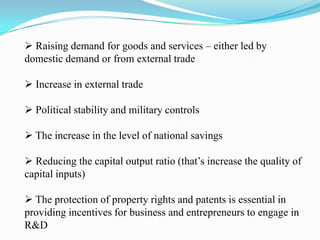 Growth Of GDP | PPTX