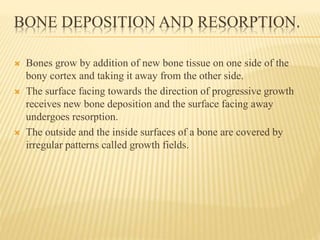 Theories of growth, mechanism of bone growth and developmental ...