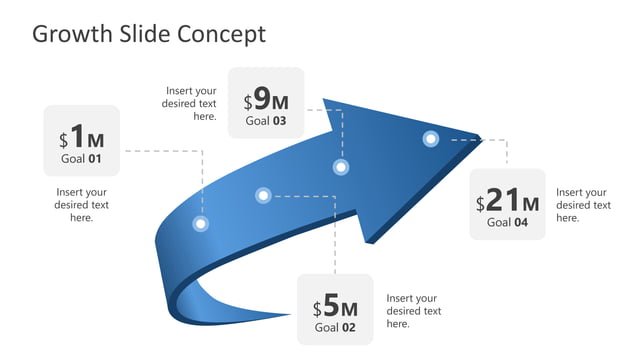Growth arrow-slide-template | PPT