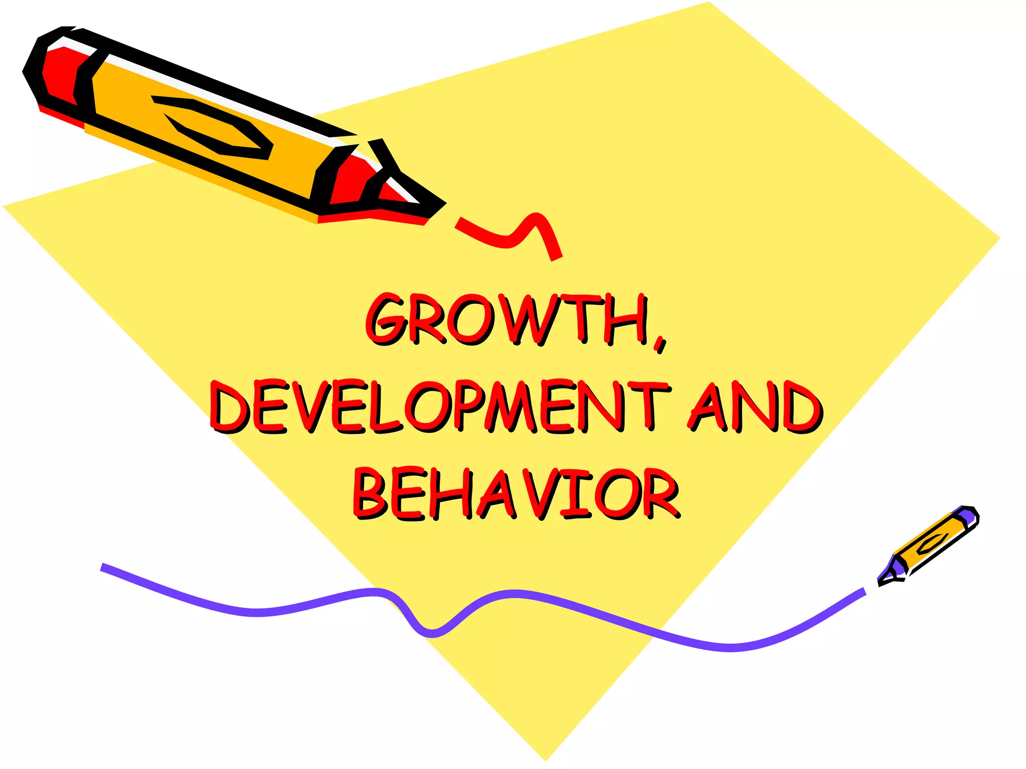 Growth, Development And Behavior | PPT | Free Download