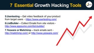 Growth Hacking Fundamentals – Dtech Systems | PPT | Free Download