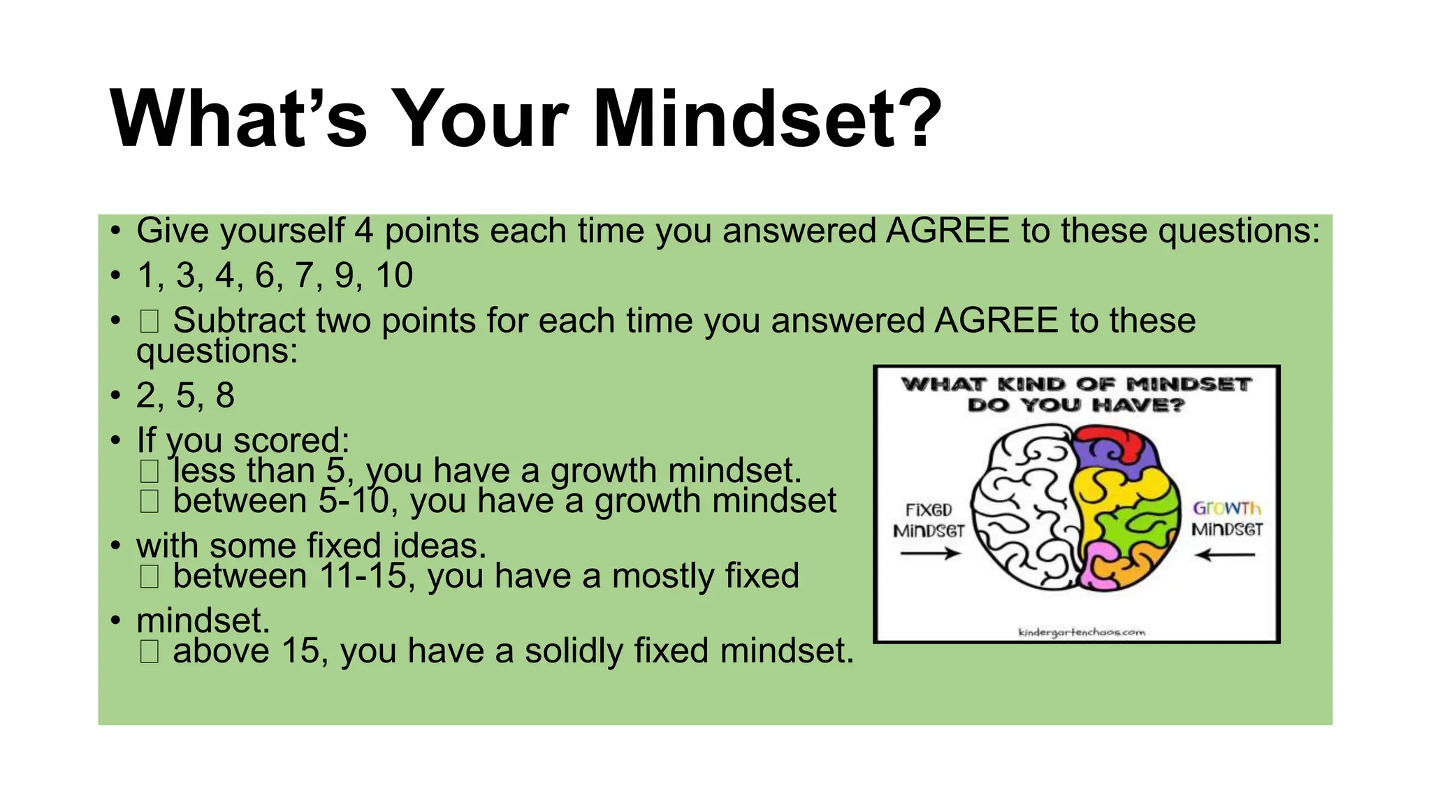 What is growth mind set and the difference between fixed and growth ...