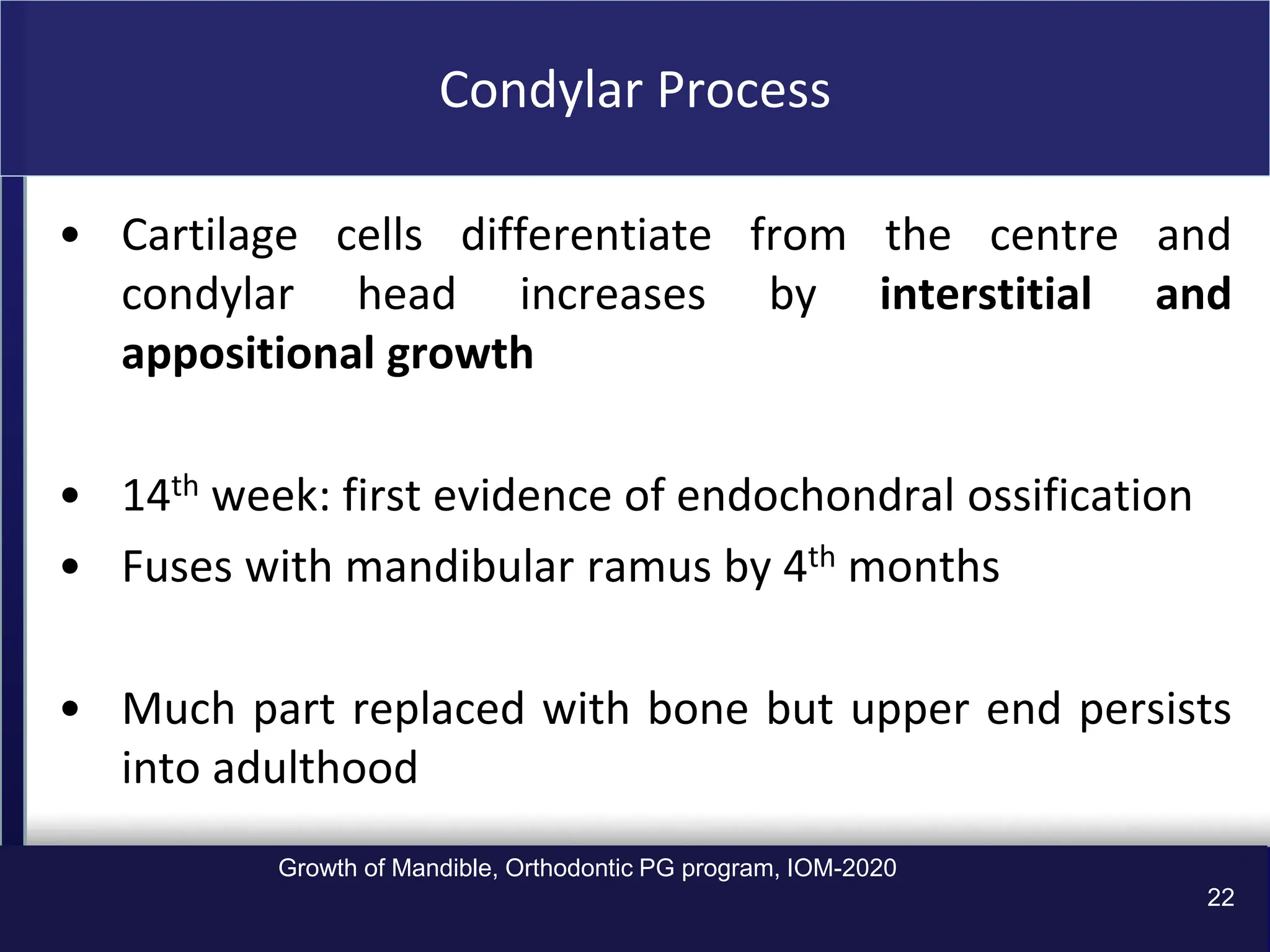 the Growth-of-Mandible in orthodontics ppt | PPT