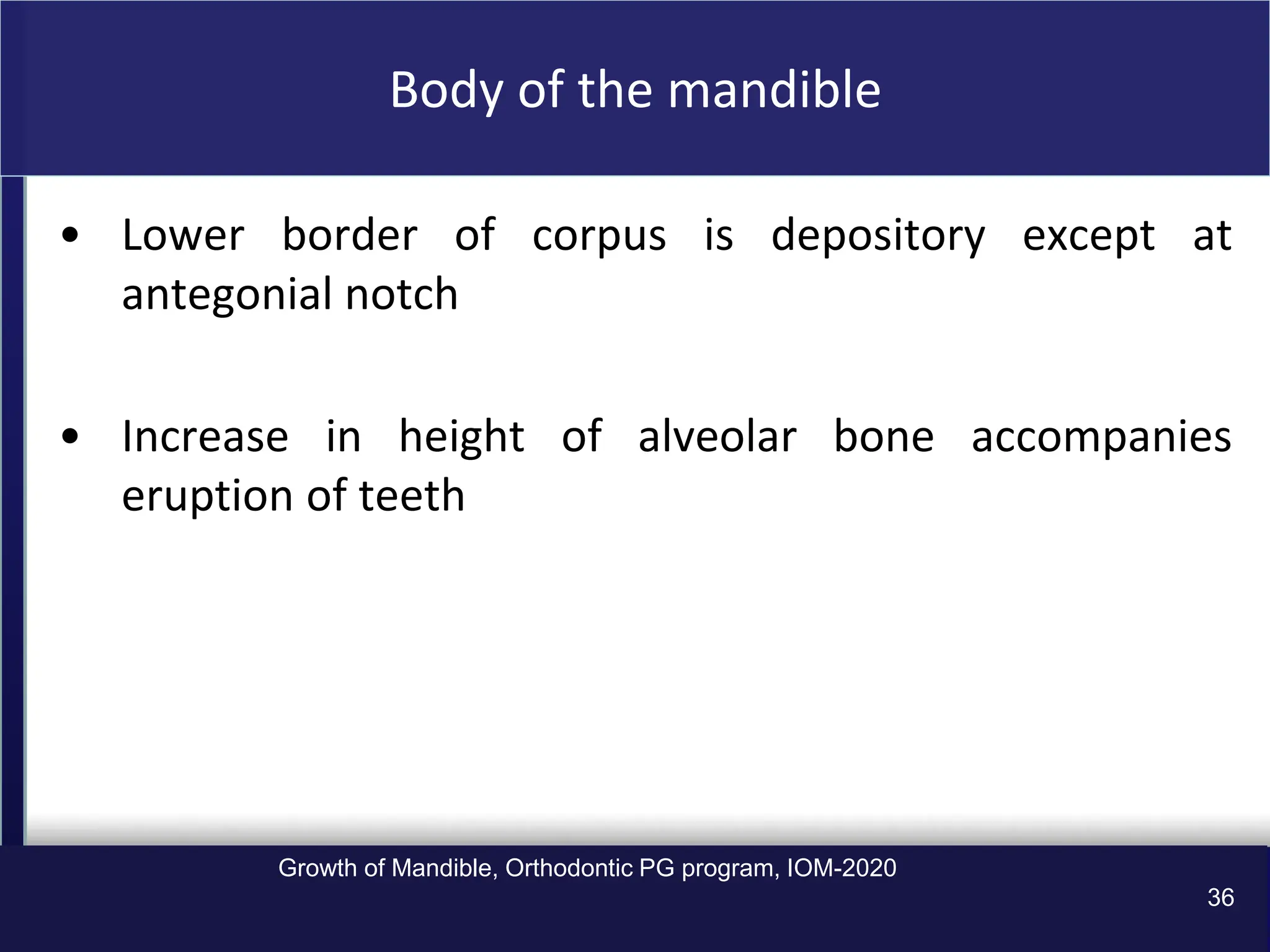 the Growth-of-Mandible in orthodontics ppt | PPT