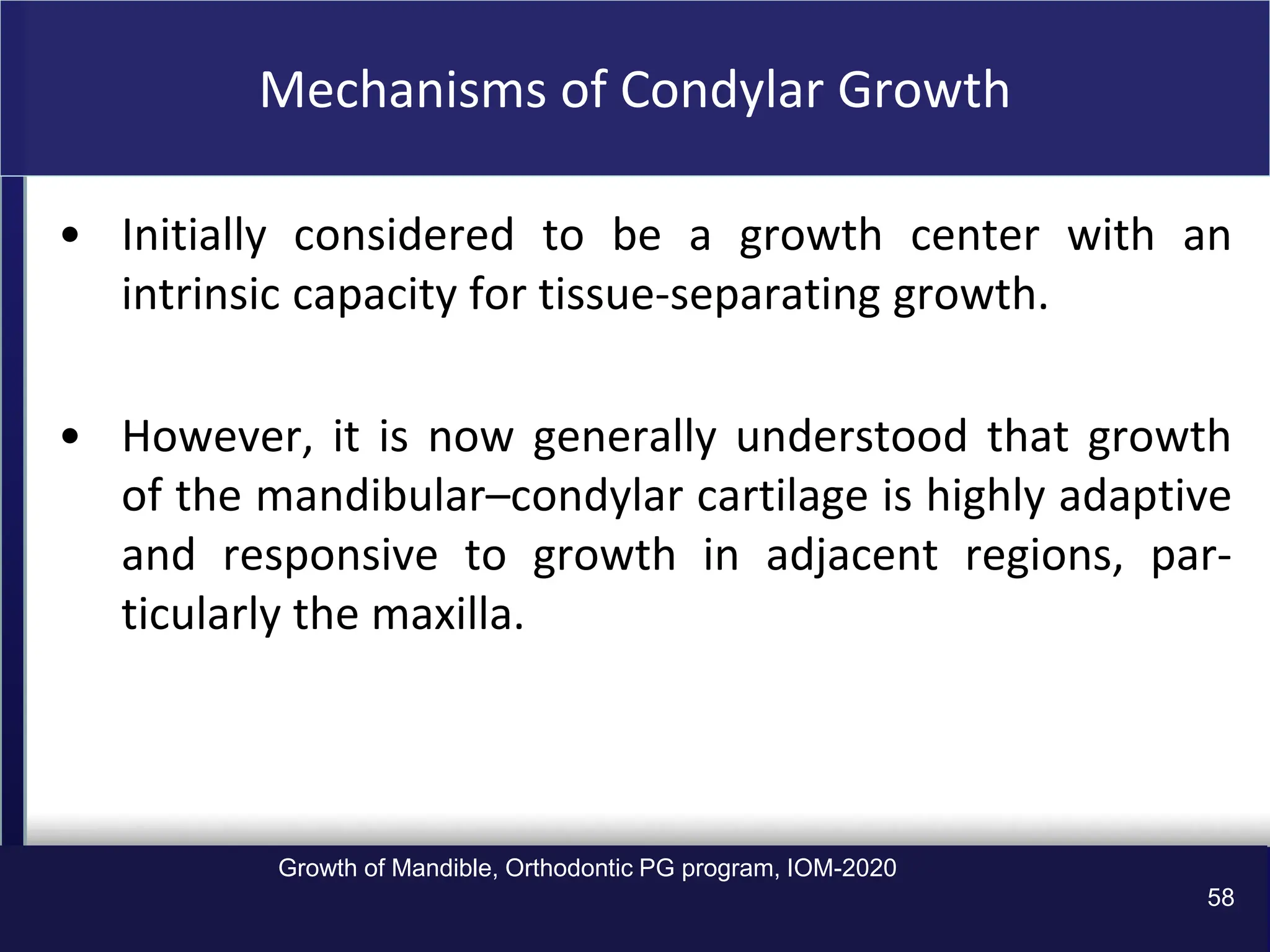 the Growth-of-Mandible in orthodontics ppt | PPT